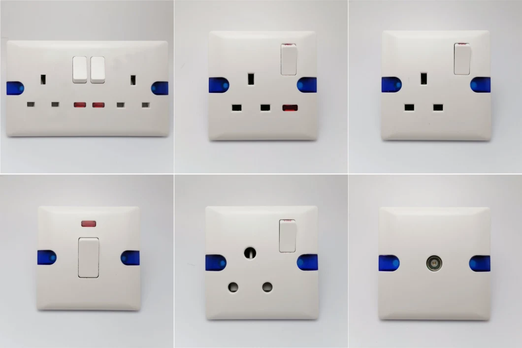 Wall Light Switch Socket 2 Gang 2 Way, High Quality Wall Light Switch ...