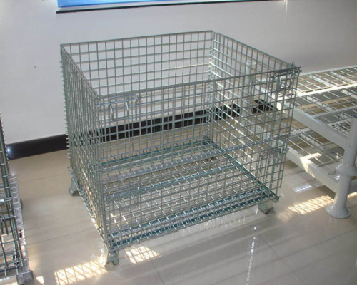 Galvanized Steel Warehouse Storage Cage, High Quality Galvanized Steel ...
