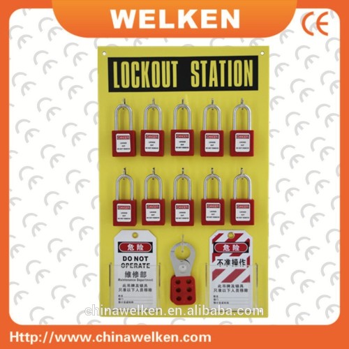 High Quality Safety Lockout Station Of 10 Padlocks, High Quality High ...