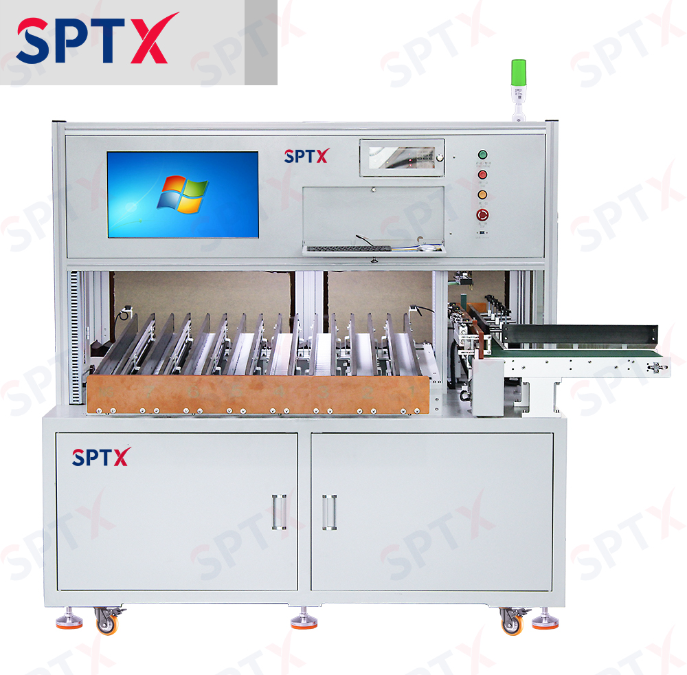 8 Channel Automatic Prismatic Battery Sorting Machine For Lithium Ion ...