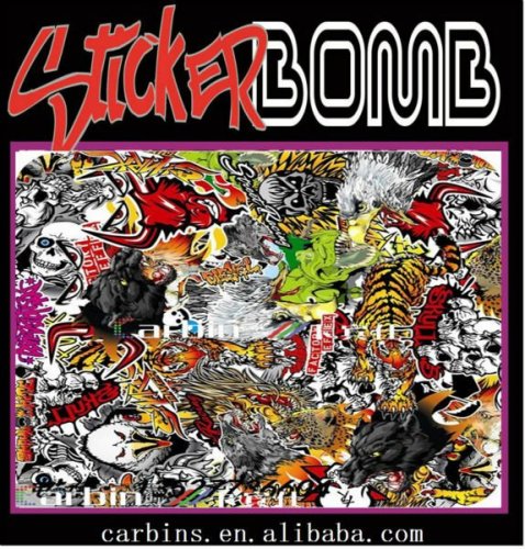 Graffiti Sticker Bomb Vinyl Sticker Bomb Sheet For Car With Air Free ...