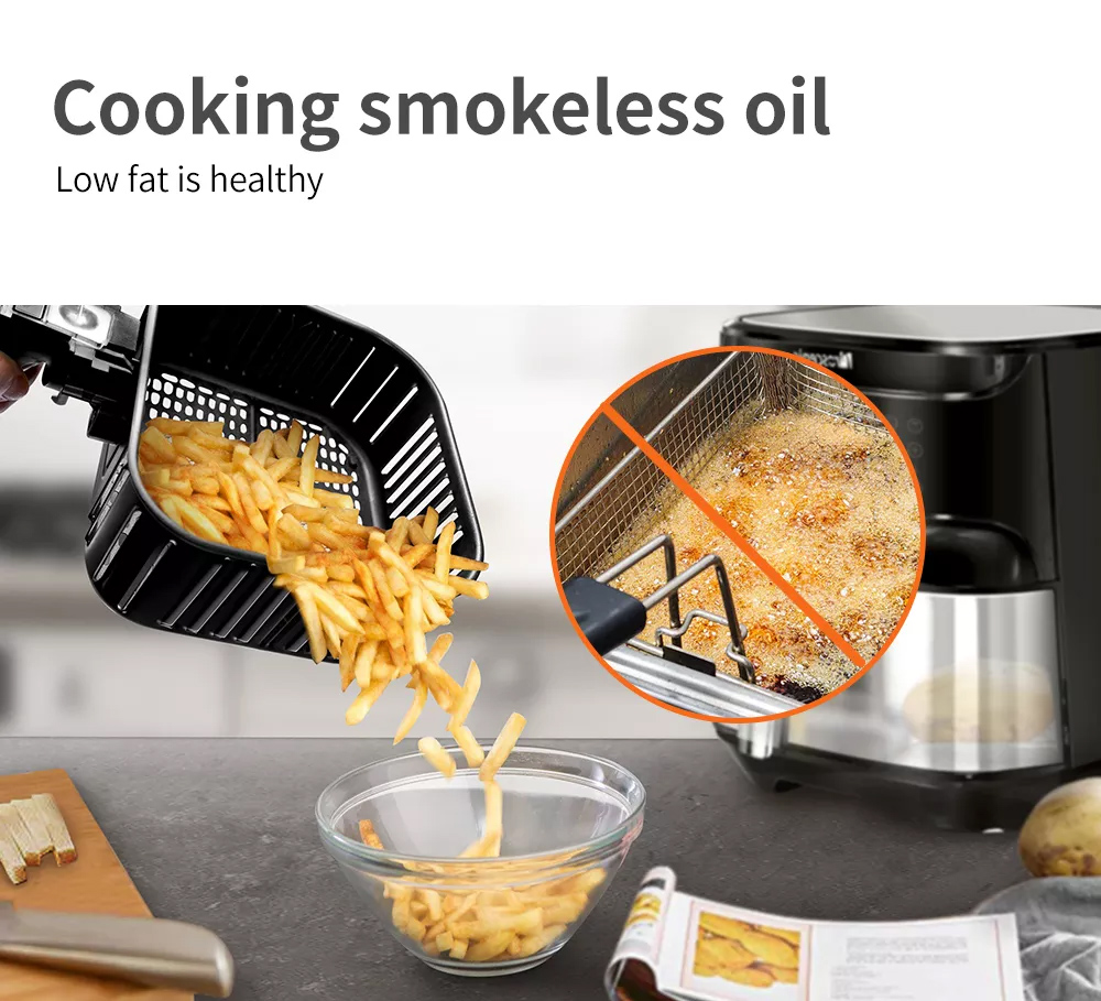 Komex Kitchen 4.5l Stainless Steel Oil-free Air Fryer, High Quality ...