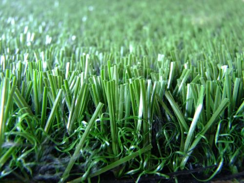 Plastic Football Field Fake Turf , Soccer Artificial Grass 30mm Height ...