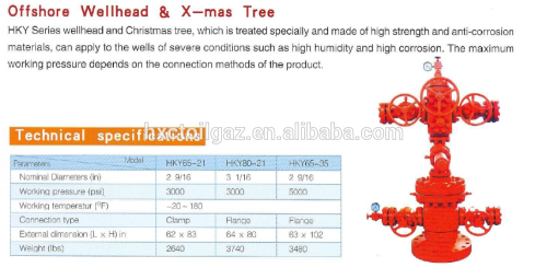 Offshore Wellhead & X-mas Tree, High Quality Offshore Wellhead & X-mas ...