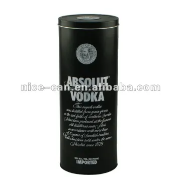 Oval Vodka Tin Can/vodka Packaging Tin Box, High Quality Oval Vodka Tin ...
