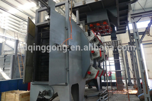 Steel Hook Shot Blaster / Rotating Lifting Type Shot Blasting Machine ...