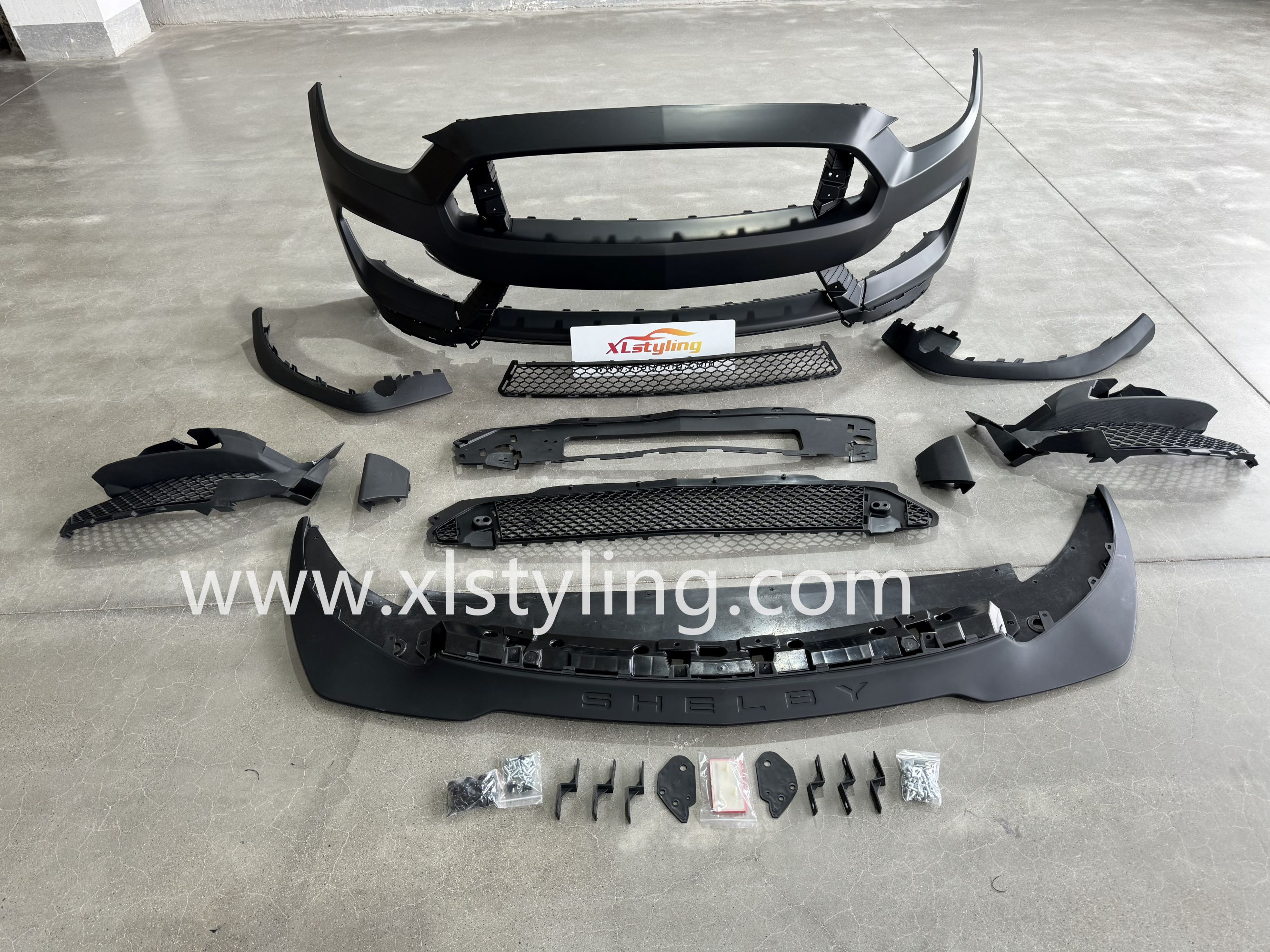 R Style Front Bumper Facelift Conversion Bodykit For Ford Mustang 2015 ...