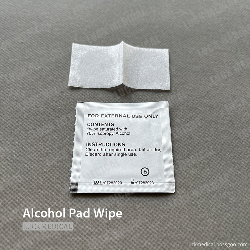 Single Packed Alcohol Wipe Pad, High Quality Single Packed Alcohol Wipe ...