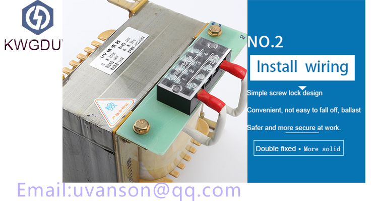 Uv Ballast 1-3kw Copper Aluminum Wire Uv Lamp For Curing Equipment ...