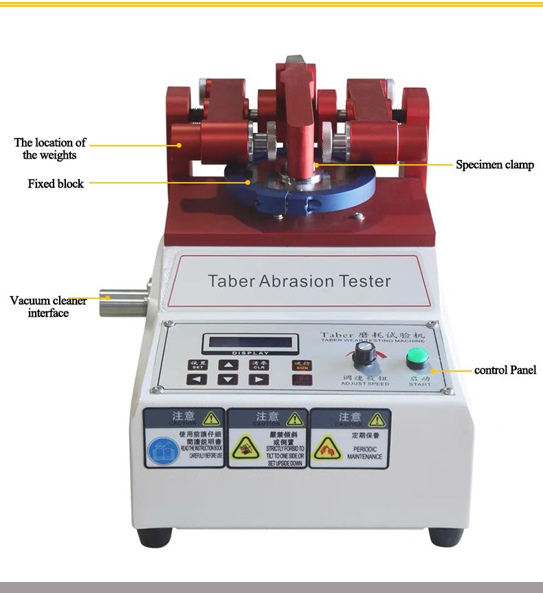 Wear Resistance Tester: Leather Abrasion Test Machine & Taber Abrasion ...
