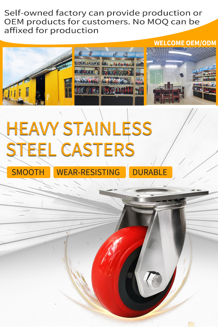 6-inch Stainless Steel Universal Wheels, High Quality 6-inch Stainless ...