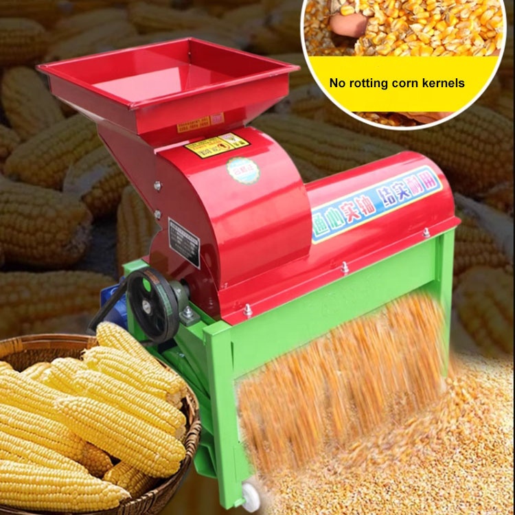 Electric Maize Husking Threshing Machine - Factory Price Corn Mill For ...