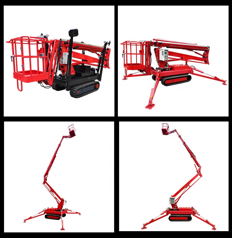Telescopic Spider Crawler Boom Lift, High Quality Telescopic Spider ...