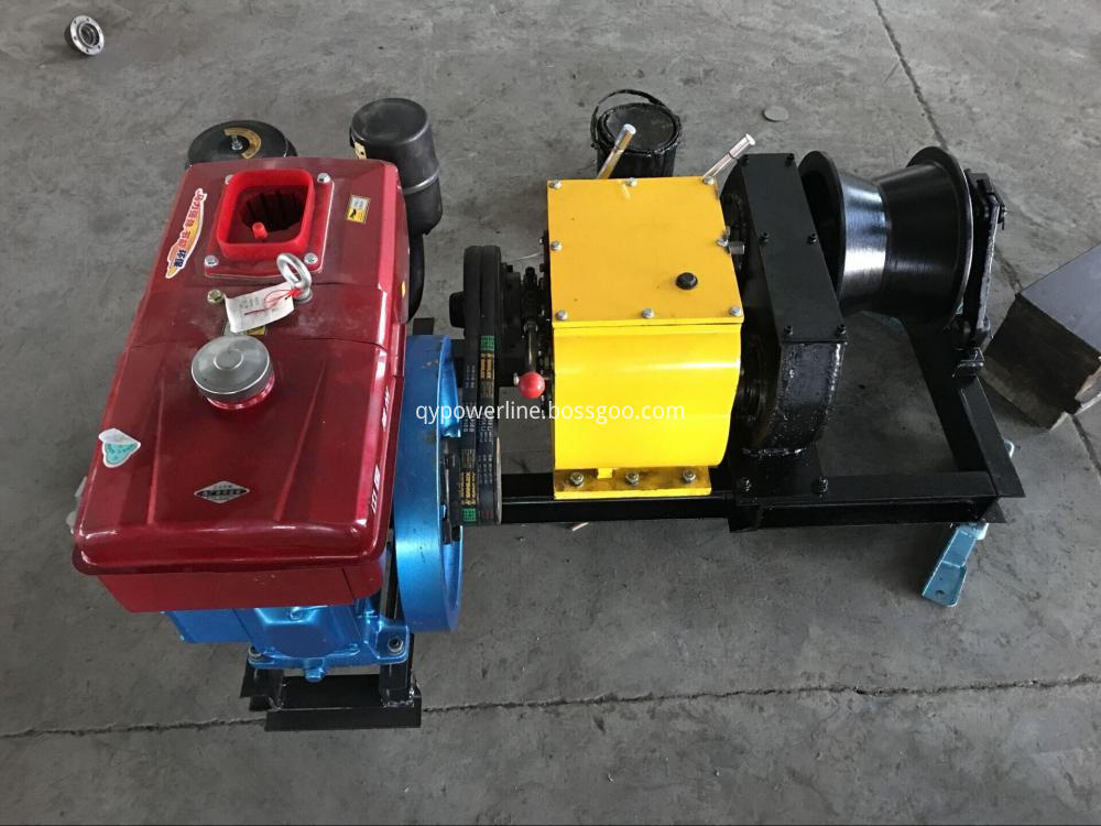 Diesel Engine Powered Winch 5t, High Quality Diesel Engine Powered ...