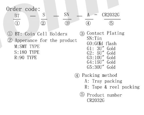 CR2032 Cell Battery Holder Case Sockets DIP with PC pins - BossgooMall.com