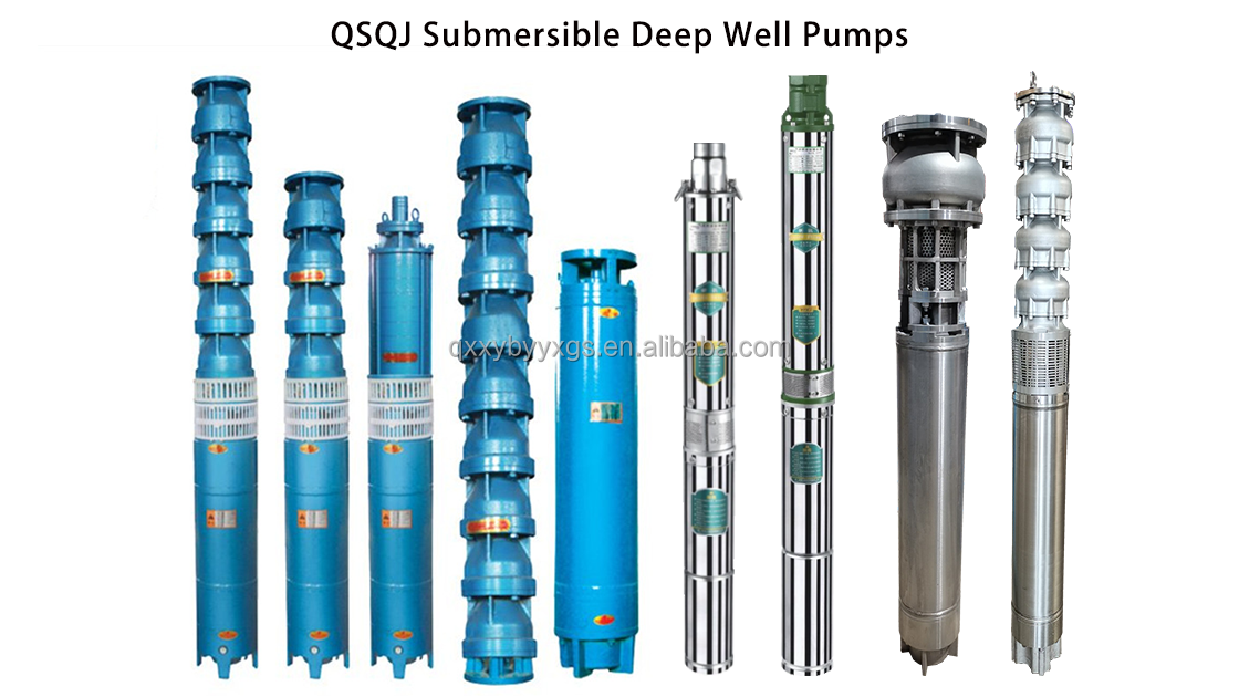 Deep-well Submersible Multistage Centrifugal Pump For Domestic Water ...