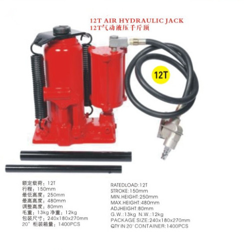 12 Ton Air Hydraulic Jack China, High Quality 12 Ton Air Hydraulic Jack ...