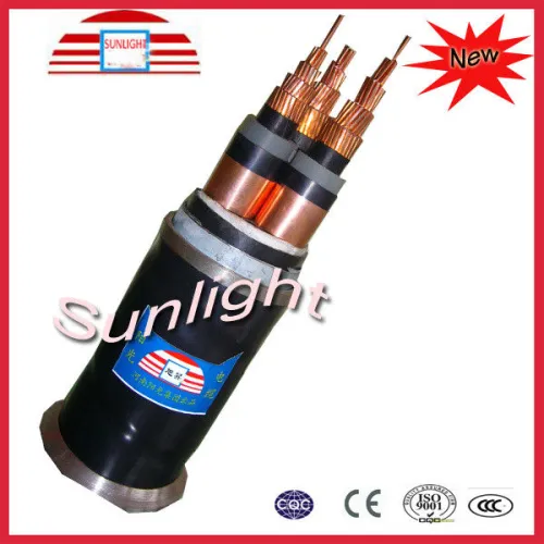 110kv Xlpe Power Cable / Multi Core Armoured Cable For Power Station ...