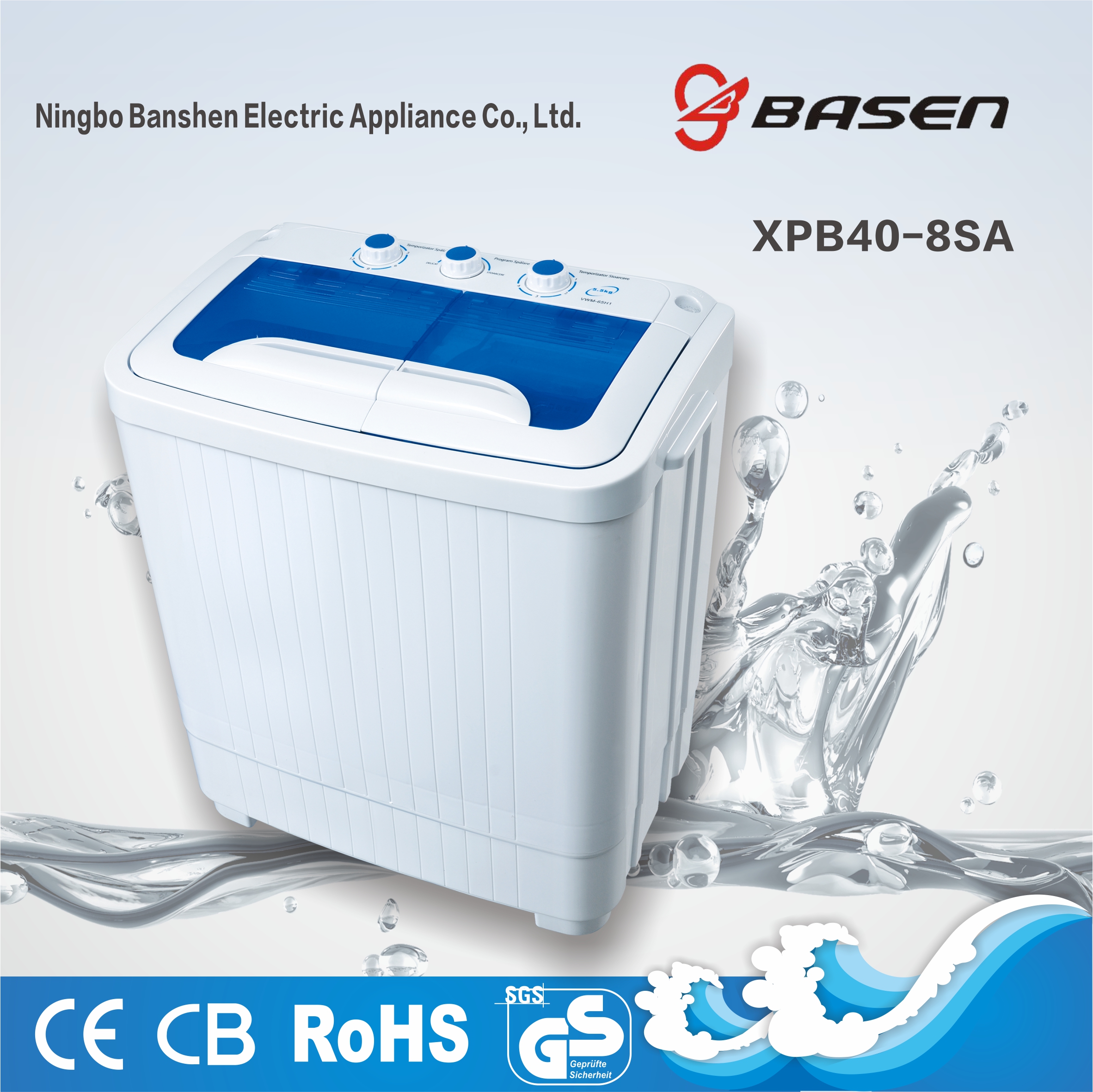 4kg Semi Automatic Twin Tub Washing Machine, High Quality 4kg Semi ...