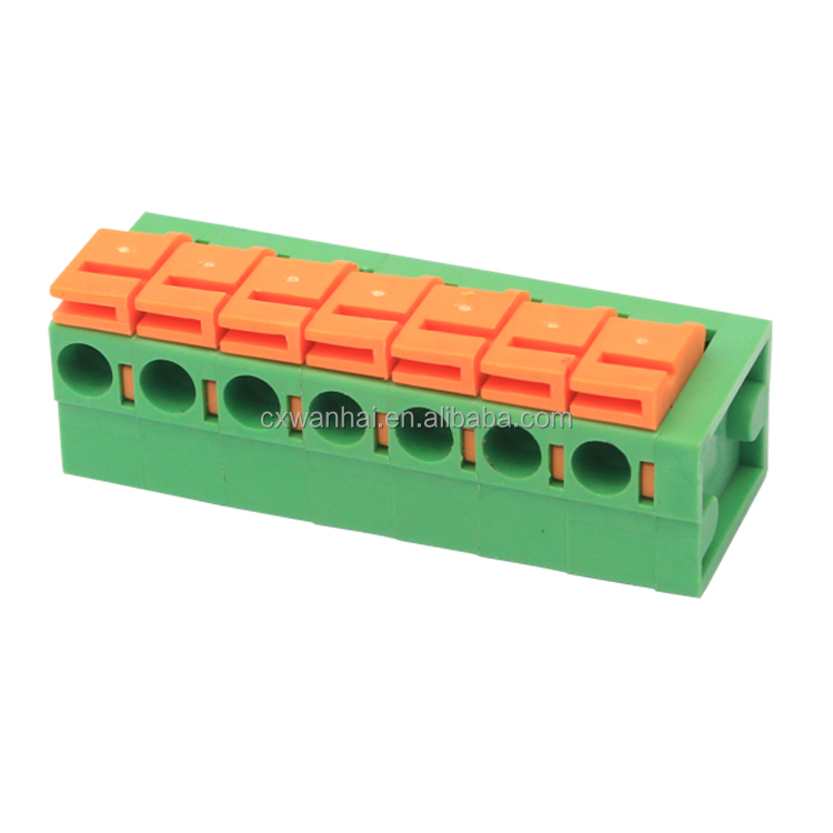 Wanhai 5.08mm 90 Degree Pcb Spring Terminal Block 142r-5.08, High ...