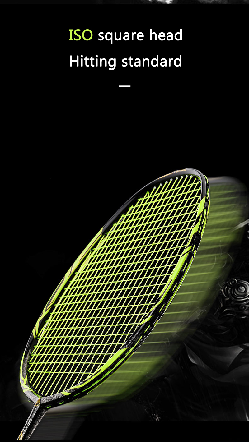 Badminton Racket Carbon Technology 4u 35 Pounds Professiona Sports ...