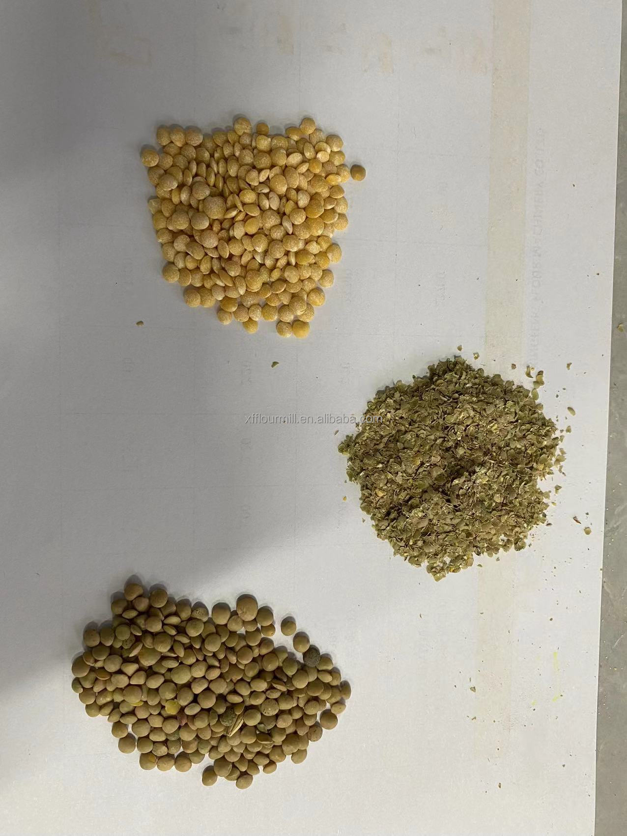 Red Lentil And Split Pea Processing Line: Cleaning, Dehulling, And ...