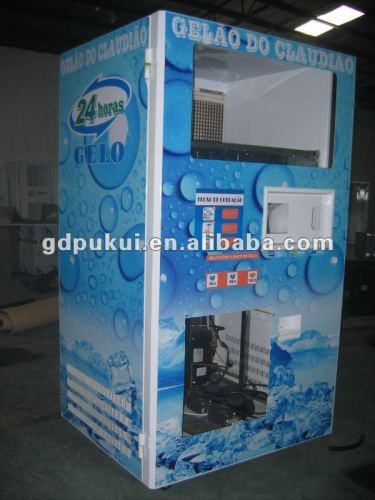 Ice Vending Machine With Coin Acceptor & Ic Card Reader, High Quality ...