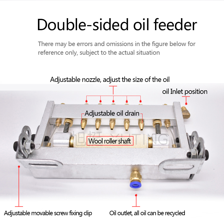 Punch Double Sided Oil Feeder Stamping Material Adjustable Oil Feeder ...