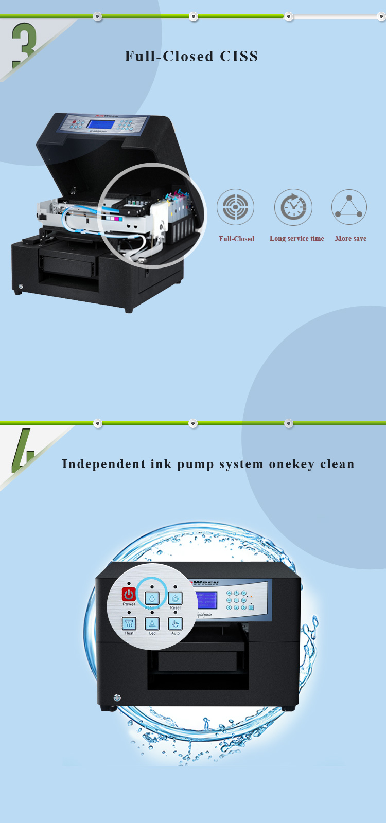 Airwren Dtg Flatbed Printer A4 Size Small Direct To Garment Digital ...