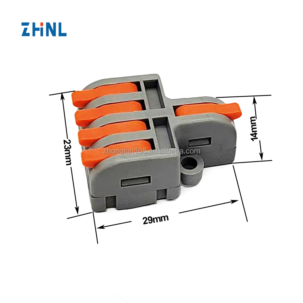 1 In 4 Out Fast Connector For Hard And Soft Wire - Df-14 Quick Splice ...