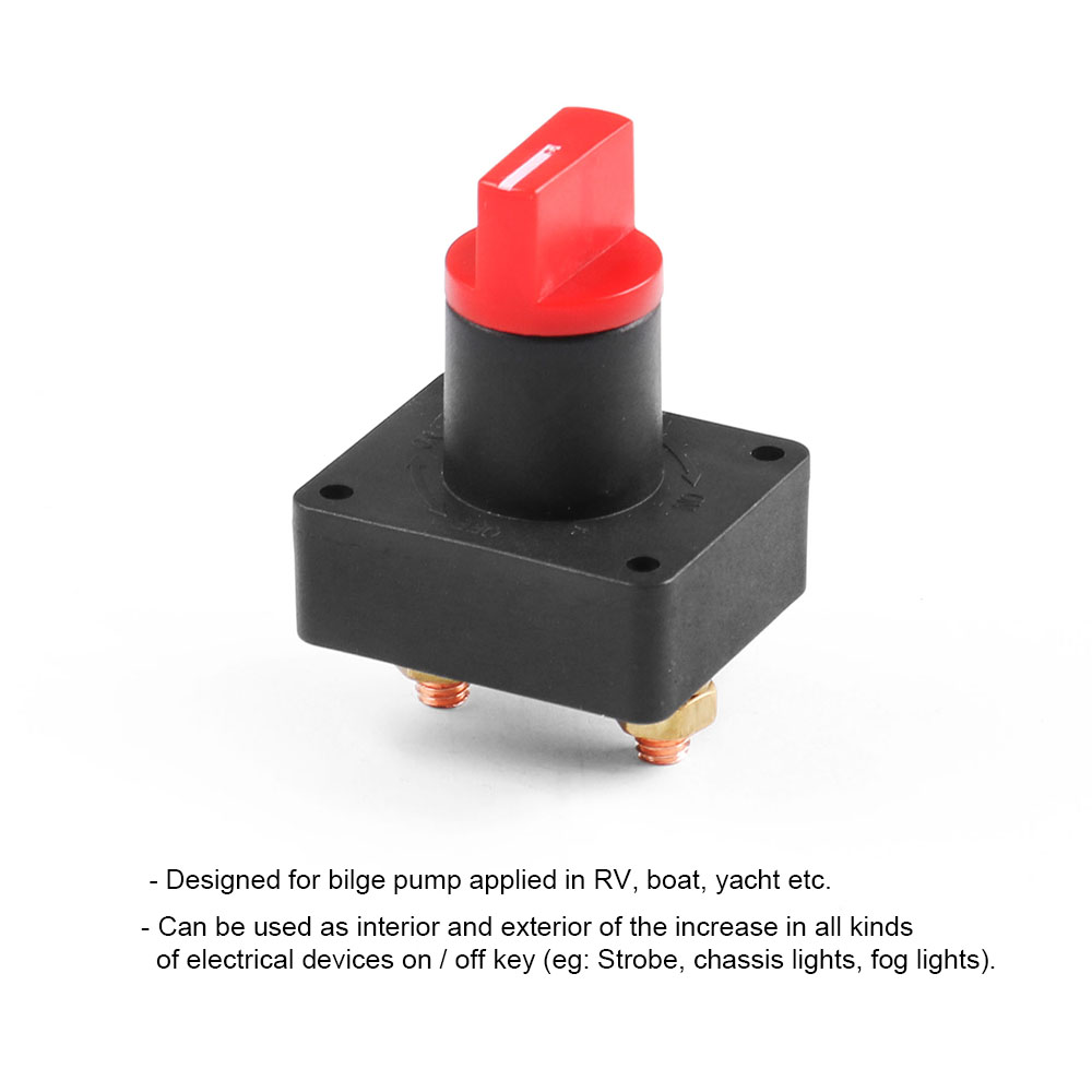 12v 100a Battery Isolator Switch: Safe Power Management For Cars, Boats ...