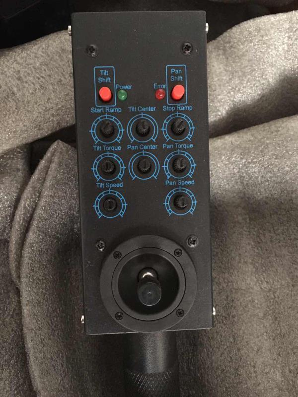 2 Axis Remote Pan Tilt Controller For Motorized Pan Tilt Head For ...