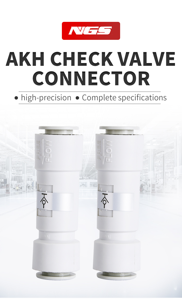 Pneumatic Check Valves 4mm-12mm Air Pipe One-way Valve, High Quality ...