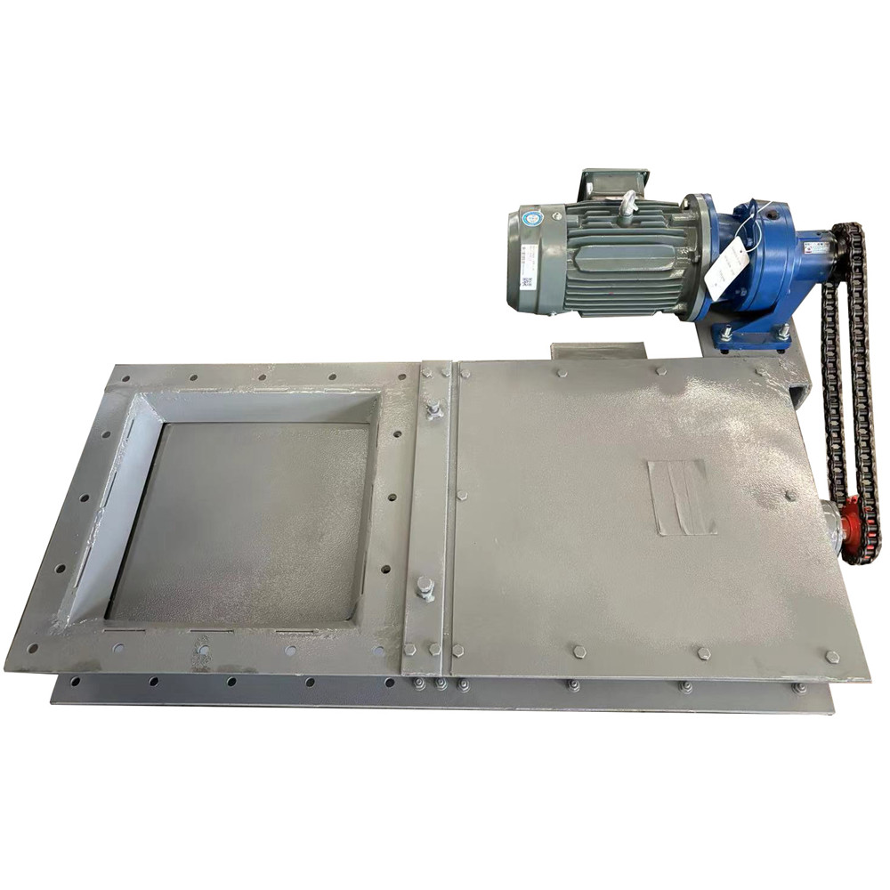 Motorized Square Slide Gate Valve For Silo Or Solid Materials, High ...