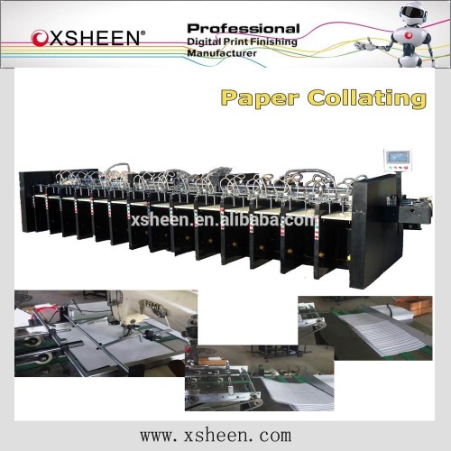 14 Stations Horizon Paper Collator Machine, Paper Collator, High ...