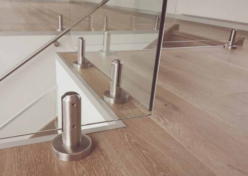 Glass Balcony Railing Base Support Circular Glass Socket, High Quality ...