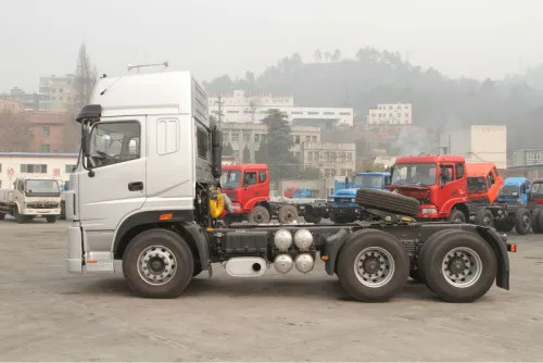 Double Rear Axle Heavy Duty Tractor Trailer Model Truck, High Quality ...