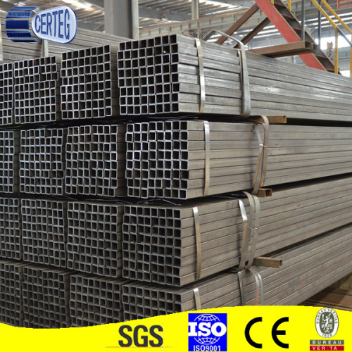 Ms Erw Black Square Hollow Section Steel Pipe/tubes(rhs/shs), High ...