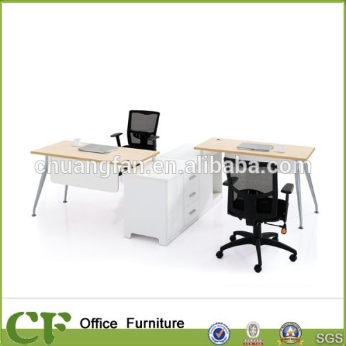 Cf Office Cubicle Workstation Partition 2 Legs Workstation Desk For 4 ...