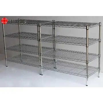 Nsf 4 Tiers Chrome Wire Shelving, High Quality Nsf 4 Tiers Chrome Wire ...