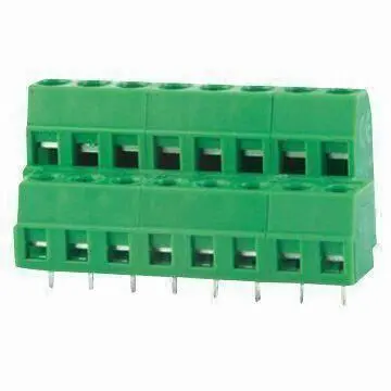 Screw Terminal Block Connecter With 300v Rated Voltage And 5.08mm Pitch ...