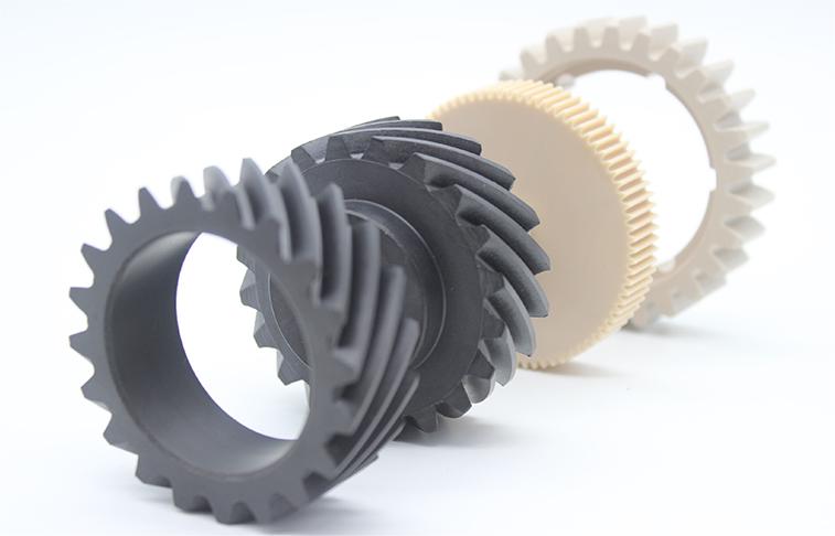 PP, PE, PA, POM, PC, PEEK, PPS ...... Gears of different materials and ...