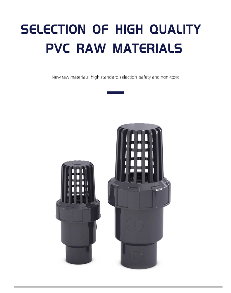 Upvc Foot Valve - Chemical Grade Filter Live Check Valve 1 Inch, 2 Inch ...