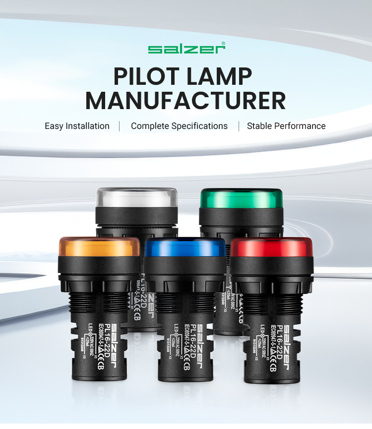 Salzer Pl16-22d 24vac/dc Led Indicator Light, Ip65 Certified, High ...