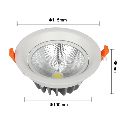 3000k-6500k 15w Led Downlight Recessed Spotlight, High Quality 3000k ...