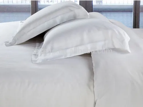100% Cotton Plain Bed Linens White Custom Hotel Bedding Set ...