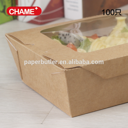 Take Away Food Paper Window Box Packaging, High Quality Take Away Food ...