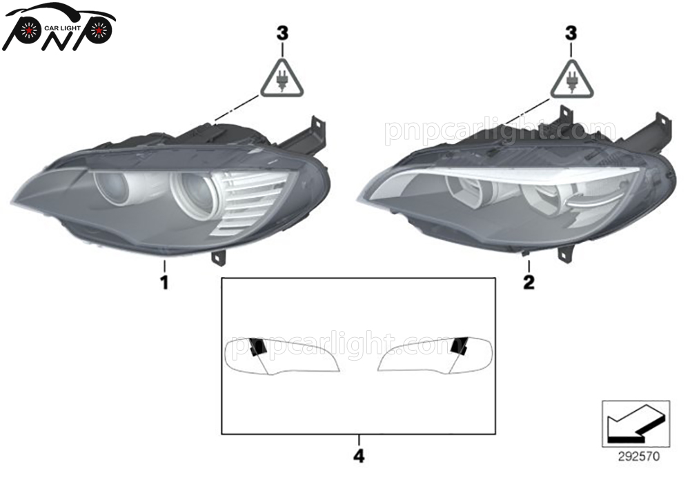 Bmw X6 E71 X5 E70의 Led 헤드 라이트, Bossgoo.com의 고품질 Bmw X6 E71 X5 E70의 Led ...