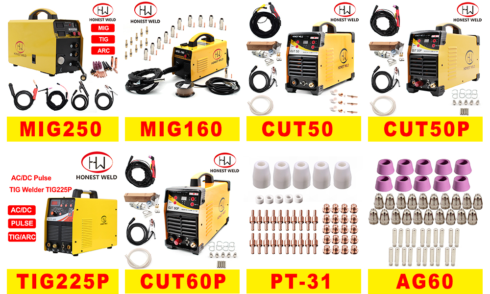 Honest Weld Stainless Steel Iron Steel Mig Welder Mig Arc Tig Multi ...
