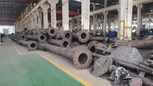 Dodecagon Steel Tubular Steel Mast, High Quality Dodecagon Steel ...